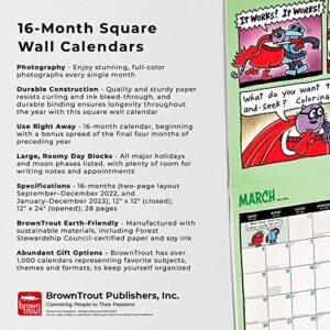 Dog Man | 2023 12 x 24 Inch Monthly Square Wall Calendar | BrownTrout | DogMan Canine Book