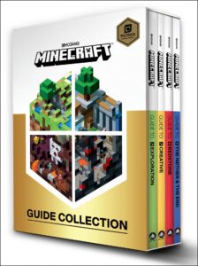 minecraft: guide collection 4-book boxed set (2018 edition): exploration; creative; redstone; the nether & the end