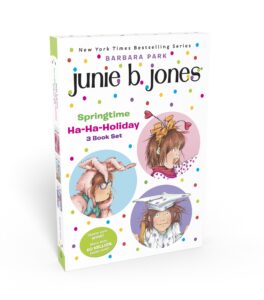 junie b. jones springtime ha-ha-holiday set: junie b. jones and the mushy gushy valentime; junie b. jones dumb bunny; junie b. jones is a graduation girl