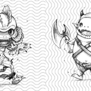 Pop Manga Cute and Creepy Coloring Book