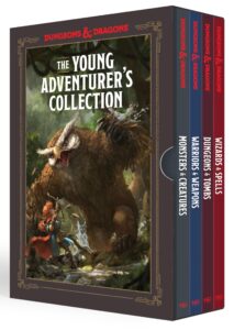 the young adventurer's collection box set 1 [dungeons & dragons 4 books]: monsters & creatures, warriors & weapons, dungeons & tombs, and wizards & ... & dragons young adventurer's guides)