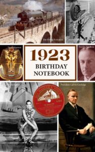 1923 birthday notebook: a great alternative to a card