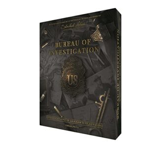 Bureau of Investigation: Investigations in Arkham & Elsewhere Board Game, Cooperative Mystery Game for Kids & Adults, Ages 14+, 1-8 Players, 120-240 Minute Playtime, Made by Space Cowboys