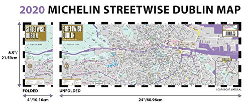 Streetwise Dublin Map - Laminated City Center Street Map of Dublin, Ireland (Michelin Streetwise Maps)