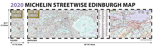 Streetwise Edinburgh Map - Laminated City Center Street Map of Edinburgh, Scotland (Michelin Streetwise Maps)