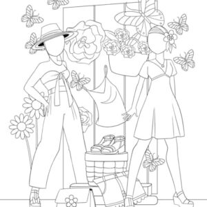 Fashion Coloring Book: For Kids Ages 6-8, 9-12 (Young Dreamers Coloring Books)