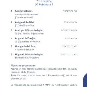 Assimil Guide Conversation Hébreu (For French speakers) (Hebrew Edition)