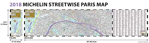 Streetwise Paris Map - Laminated City Center Street Map of Paris, France (Michelin Streetwise Maps)