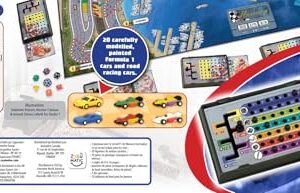 Formula D Board Game - High-Stakes Racing Thrills with Dual-Sided Tracks! Fast-Paced Strategy Game, Fun Family Game for Kids & Adults, Ages 8+, 2-10 Players, 60 Minute Playtime, Made by Zygomatic