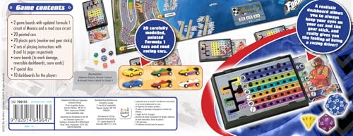 Formula D Board Game - High-Stakes Racing Thrills with Dual-Sided Tracks! Fast-Paced Strategy Game, Fun Family Game for Kids & Adults, Ages 8+, 2-10 Players, 60 Minute Playtime, Made by Zygomatic