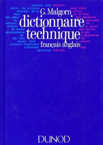 Dictionnaire Technique: Francais / Anglais