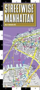 streetwise manhattan map - laminated city center street map of manhattan, new york (michelin streetwise maps)