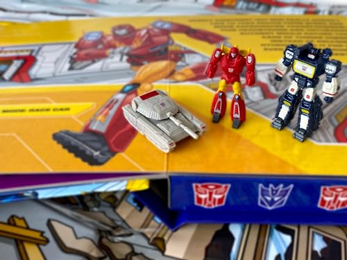 Transformers My Busy Books - Storybook, 10 figurines, playmat