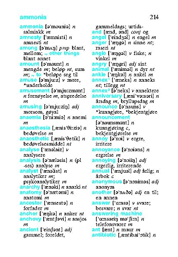 Langenscheidt Universal Dictionary Norwegian: Norwegian-English/English-Norwegian (Langenscheidt Universal Dictionaries)