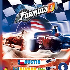 Formula D Board Game Austin - Nevada EXPANSION - Race An Iconic Circuit and Conquer Treacherous Tracks! Strategy Game for Kids & Adults, Ages 8+, 2-10 Players, 60 Minute Playtime, Made by Zygomatic