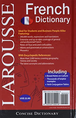 Larousse Concise French-English/English-French Dictionary (English and French Edition)