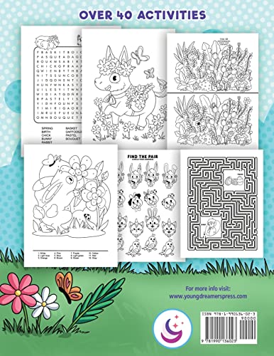 Easter Activity Book for Kids Ages 6-8: Easter Coloring Book, Dot to Dot, Maze Book, Kid Games, and Kids Activities (Fun Activities for Kids)