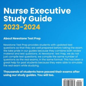 Nurse Executive Study Guide 2023-2024: ANCC Review + 450 Test Questions and Detailed Answer Explanations for Certification (Includes 3 Full-Length Exams)