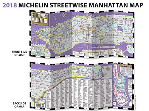 Streetwise Manhattan Map - Laminated City Center Street Map of Manhattan, New York (Michelin Streetwise Maps)