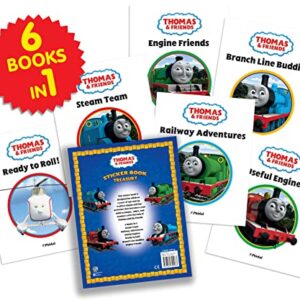 Thomas & Friends Sticker Book Treasury - Activity Books for kids, 350 reusable stickers, 96 pages of fun