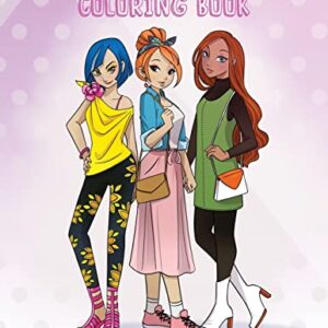 Fashion Coloring Book: For Kids Ages 6-8, 9-12 (Young Dreamers Coloring Books)