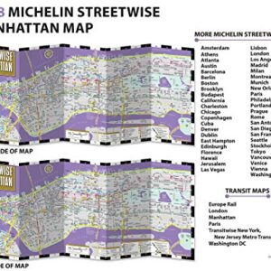 Streetwise Manhattan Map - Laminated City Center Street Map of Manhattan, New York (Michelin Streetwise Maps)