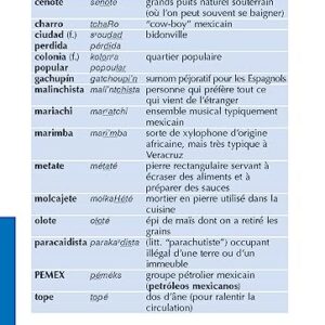 Guide de conversation L'espagnol du Mexique de poche [ Mexican Spanish for French speakers ] (Spanish Edition)