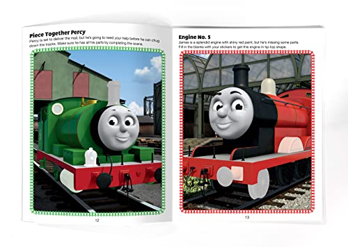 Thomas & Friends Sticker Book Treasury - Activity Books for kids, 350 reusable stickers, 96 pages of fun