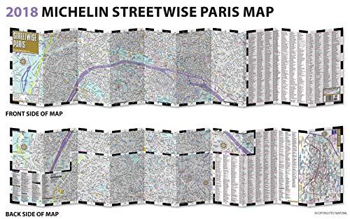 Streetwise Paris Map - Laminated City Center Street Map of Paris, France (Michelin Streetwise Maps)