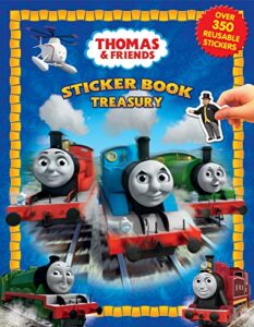 thomas & friends sticker book treasury - activity books for kids, 350 reusable stickers, 96 pages of fun