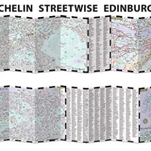 Streetwise Edinburgh Map - Laminated City Center Street Map of Edinburgh, Scotland (Michelin Streetwise Maps)