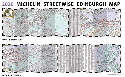 Streetwise Edinburgh Map - Laminated City Center Street Map of Edinburgh, Scotland (Michelin Streetwise Maps)