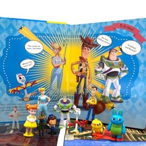 Disney / Pixar Toy Story 4 My Busy Books - Storybook, 10 figurines, playmat