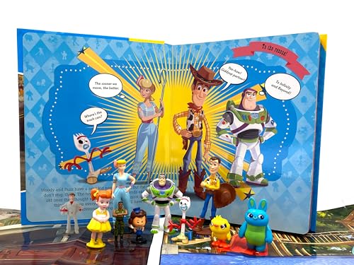 Disney / Pixar Toy Story 4 My Busy Books - Storybook, 10 figurines, playmat