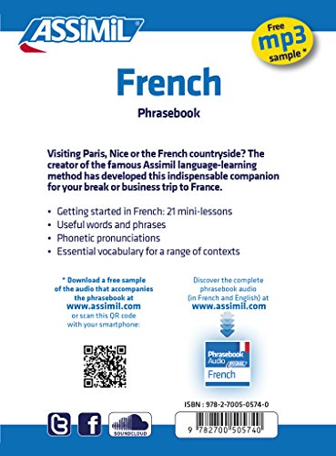 French: French Phrasebook (Includes 21 Language Lessons) (French Edition)