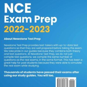 NCE Exam Prep 2022-2023: Study Guide + 600 Test Questions and Detailed Answer Explanations for the National Counselor Exam (Includes 3 Full-Length Practice Tests)