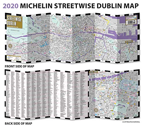 Streetwise Dublin Map - Laminated City Center Street Map of Dublin, Ireland (Michelin Streetwise Maps)