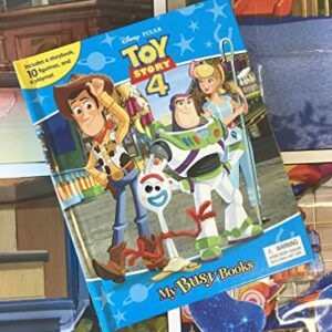 Disney / Pixar Toy Story 4 My Busy Books - Storybook, 10 figurines, playmat