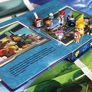 Paw Patrol My Busy Books - Storybook, 10 figurines, playmat