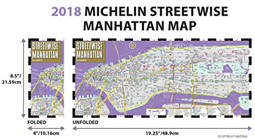 Streetwise Manhattan Map - Laminated City Center Street Map of Manhattan, New York (Michelin Streetwise Maps)