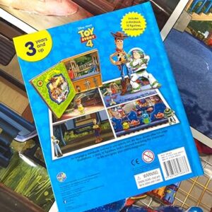 Disney / Pixar Toy Story 4 My Busy Books - Storybook, 10 figurines, playmat