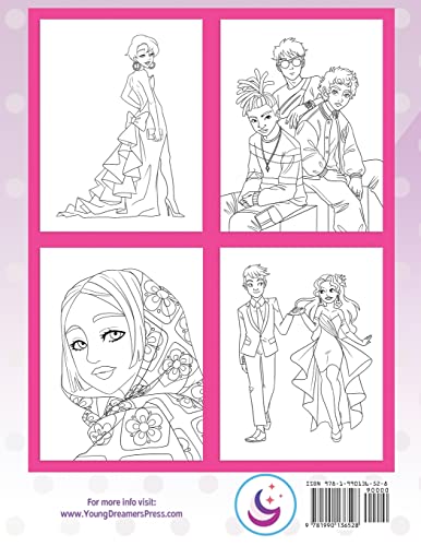 Fashion Coloring Book: For Kids Ages 6-8, 9-12 (Young Dreamers Coloring Books)