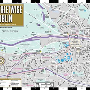 Streetwise Dublin Map - Laminated City Center Street Map of Dublin, Ireland (Michelin Streetwise Maps)