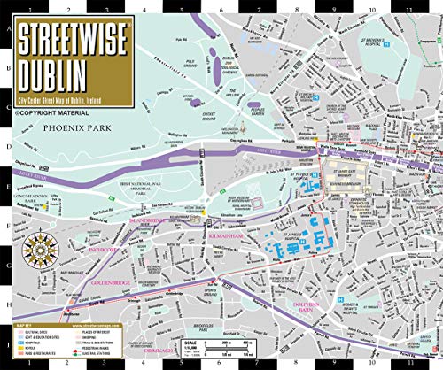 Streetwise Dublin Map - Laminated City Center Street Map of Dublin, Ireland (Michelin Streetwise Maps)