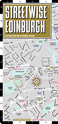 Streetwise Edinburgh Map - Laminated City Center Street Map of Edinburgh, Scotland (Michelin Streetwise Maps)