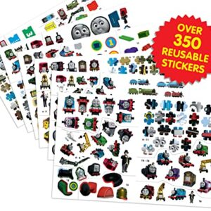 Thomas & Friends Sticker Book Treasury - Activity Books for kids, 350 reusable stickers, 96 pages of fun