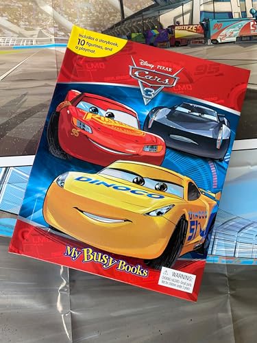 Disney / Pixar Cars 3 My Busy Books - Storybook, 10 figurines, playmat