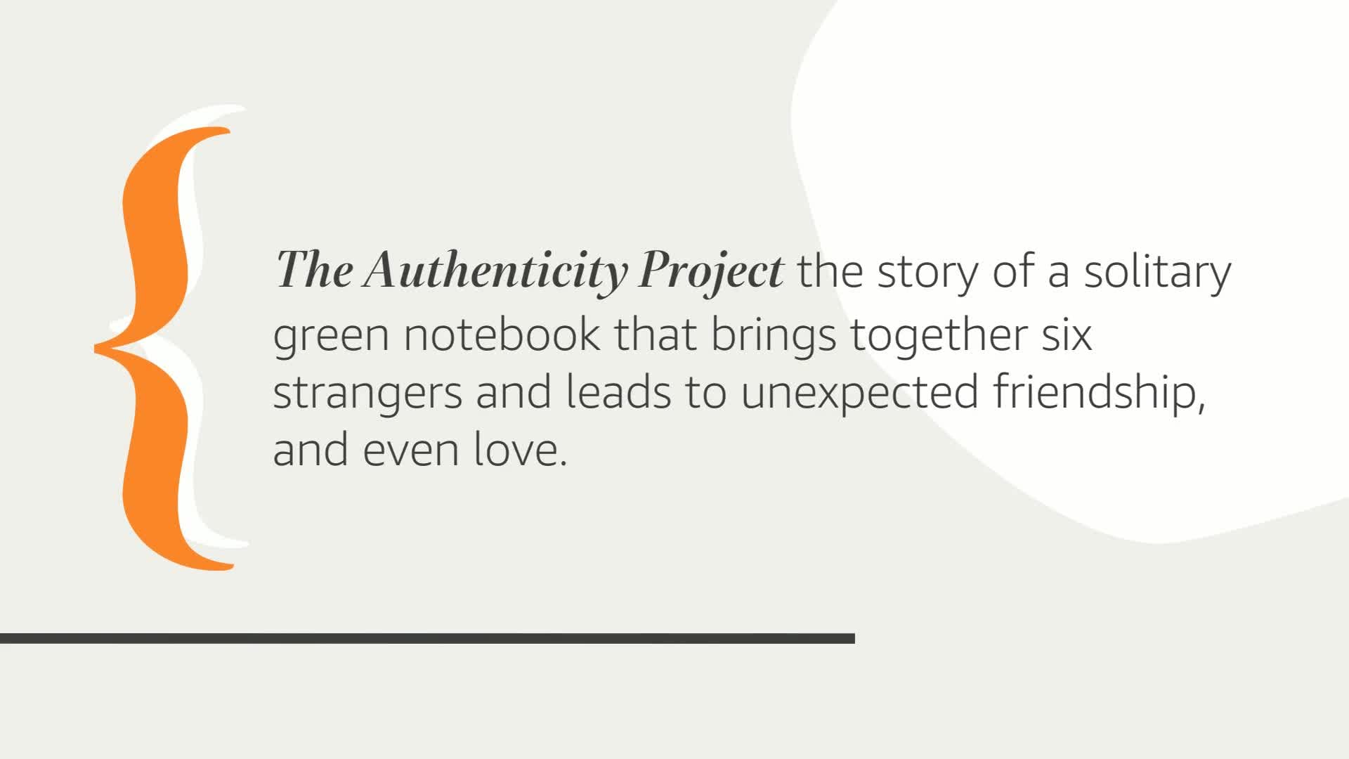 The Authenticity Project: A Novel