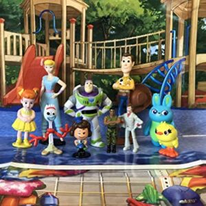 Disney / Pixar Toy Story 4 My Busy Books - Storybook, 10 figurines, playmat