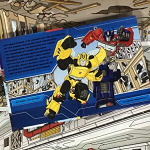 Transformers My Busy Books - Storybook, 10 figurines, playmat